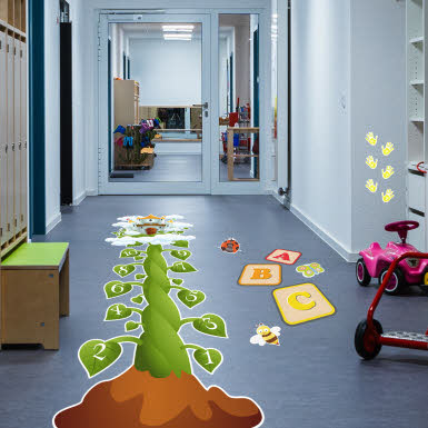 Sensory Floor Sticker Kit (Rainbow)