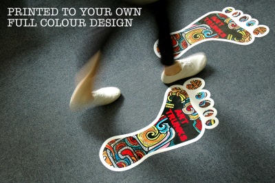 Indoor Large Footprint Floor Stickers / Graphics