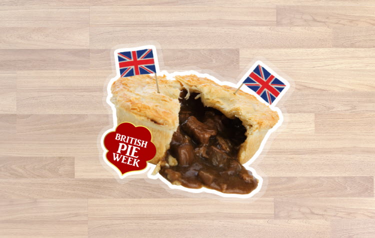 British Pie Week Floor Stickers / Graphics