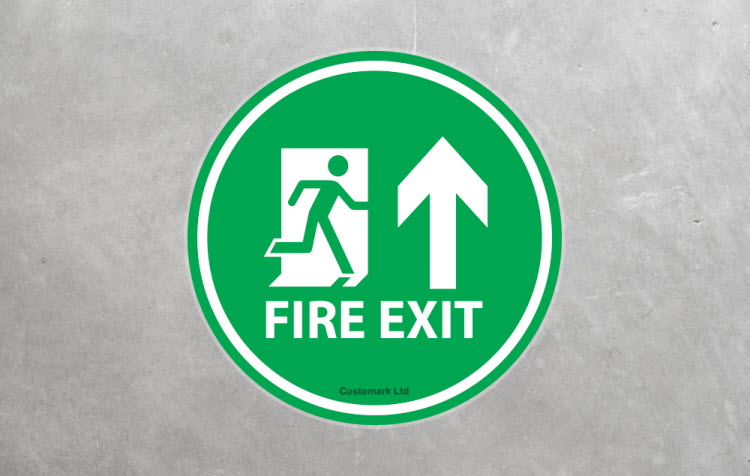 Fre Exit Floor Stickers, Signs & Graphics