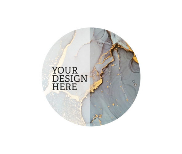 Long Term Indoor R12 - Design Your Own Floor Stickers / Graphics 300mm Dia