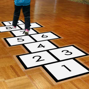 Hopscotch Vinyl Floor Sticker / Graphic