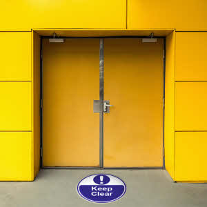 Keep Clear Safety Floor Signs, Stickers & Graphics