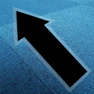 Large Directional Arrow Indoor Floor Stickers / Graphics