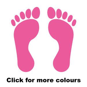 Indoor Large Footprint Floor Stickers / Graphics