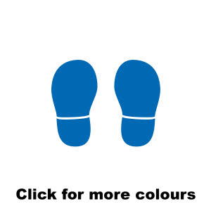 Shoe Print Floor Stickers / Graphics | Customark Limited