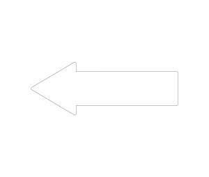 Large Directional Arrow Indoor Floor Stickers / Graphics