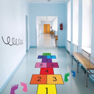 Sensory Floor Stickers & Graphics | Customark Limited