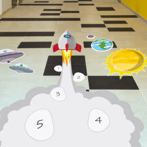 Sensory Floor Stickers & Graphics | Customark Limited