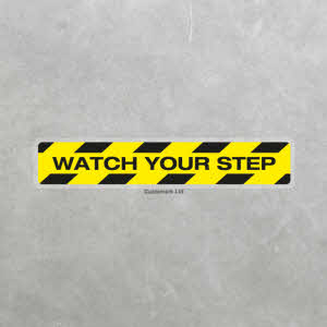 Watch Your Step - Indoor Floor Stickers / Graphics