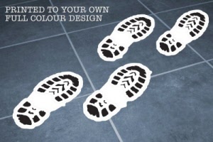 ShoePrint Floor Graphics| Customark Limited